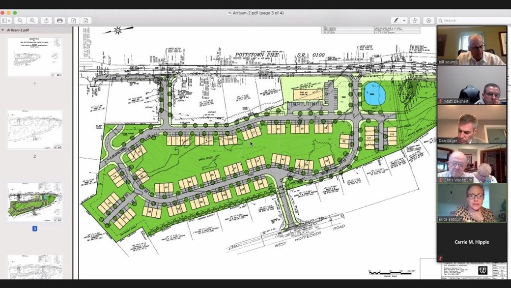 Developer Proposes 115 Townhouses Along Pottstown Pike in North Coventry